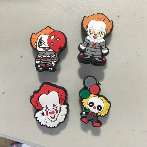 Other | Pennywise It Halloween Horror Croc Charms | Poshmark